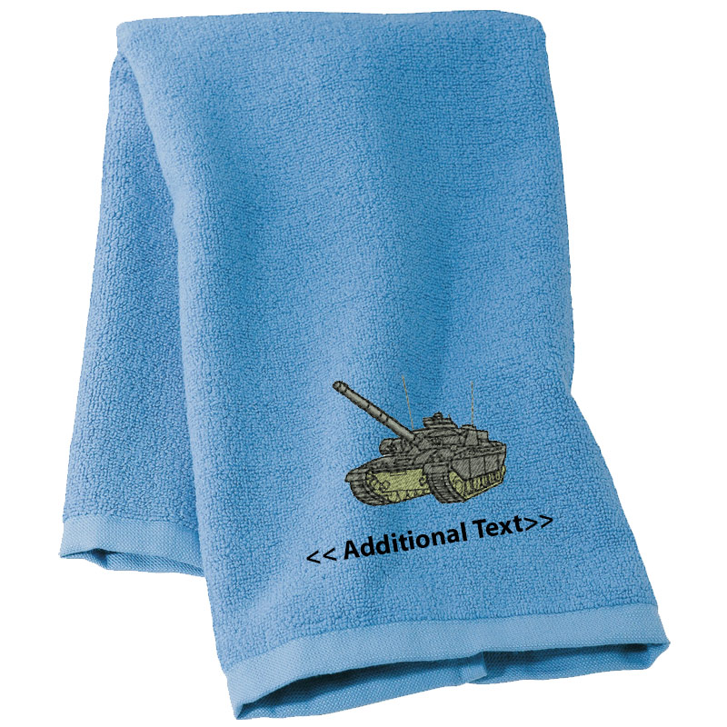 Personalised Tank Military Towels Terry Cotton Towel